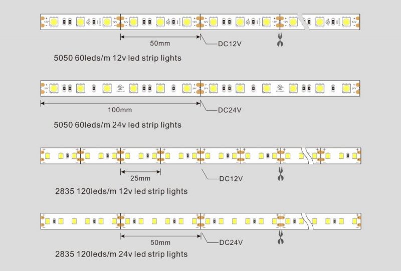 10 Differences Between AC 110V/120V/230V/240V LED Strip Light and DC 12V/24V LED Strip Light ...