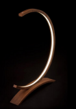 The work of art — Composition of wood and led strip light - DERUN LED