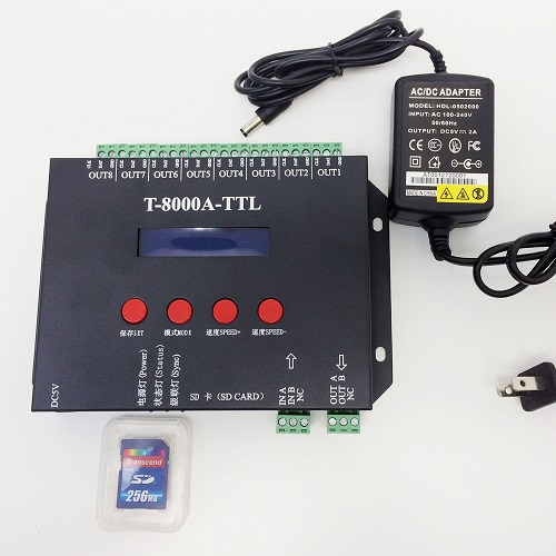 T-8000A-TTL controller instructions - DERUN LED