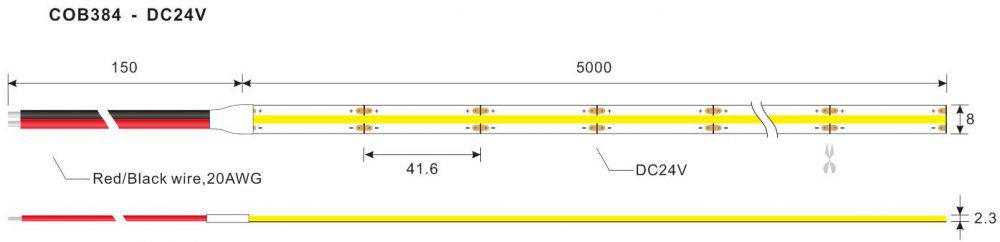 Flexible Dotless W/WW/RGB/CCT COB LED Strip Lights - DERUN LED