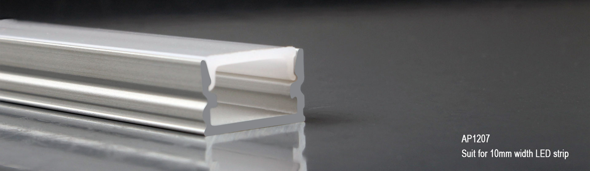 LED Aluminum Profile AP1207 12x7mm - DERUN LED