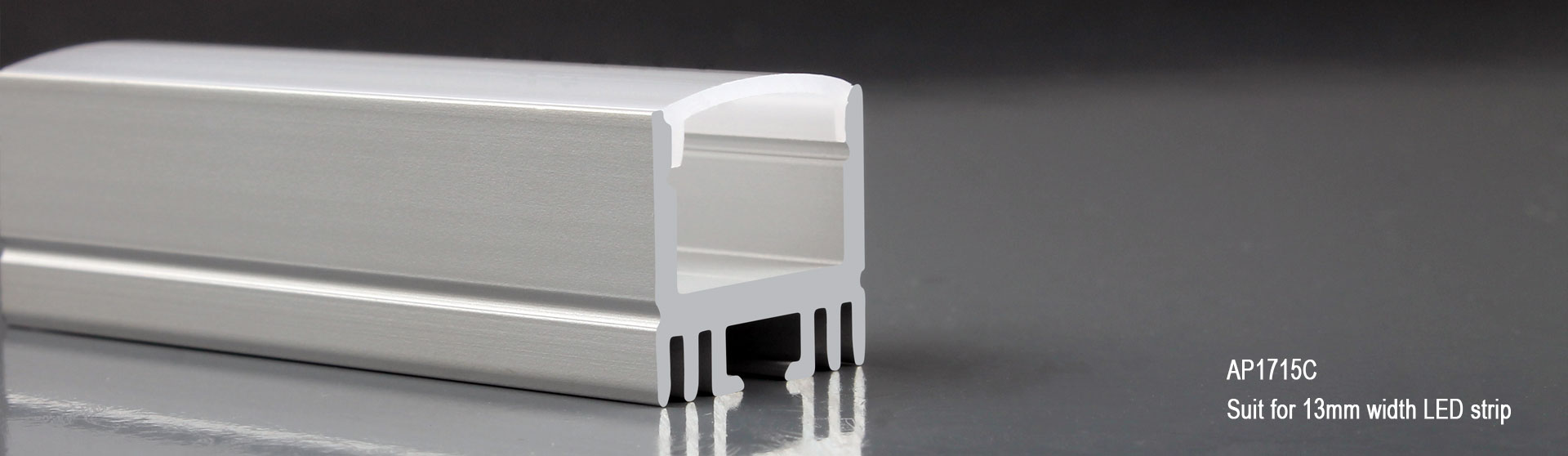 LED Aluminum Profile AP1715C 17.1×15.3mm - DERUN LED