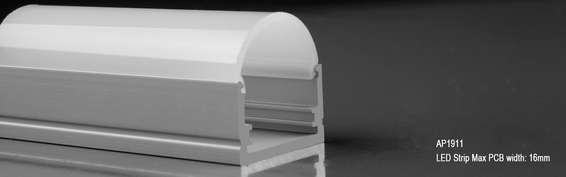 LED Aluminum Profile AP1911A 19.5×20.2mm - DERUN LED