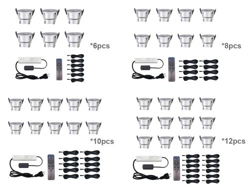 New Super Mini 3W*12pcs Kit Dimmable DC12V Single Color led spotlight ...