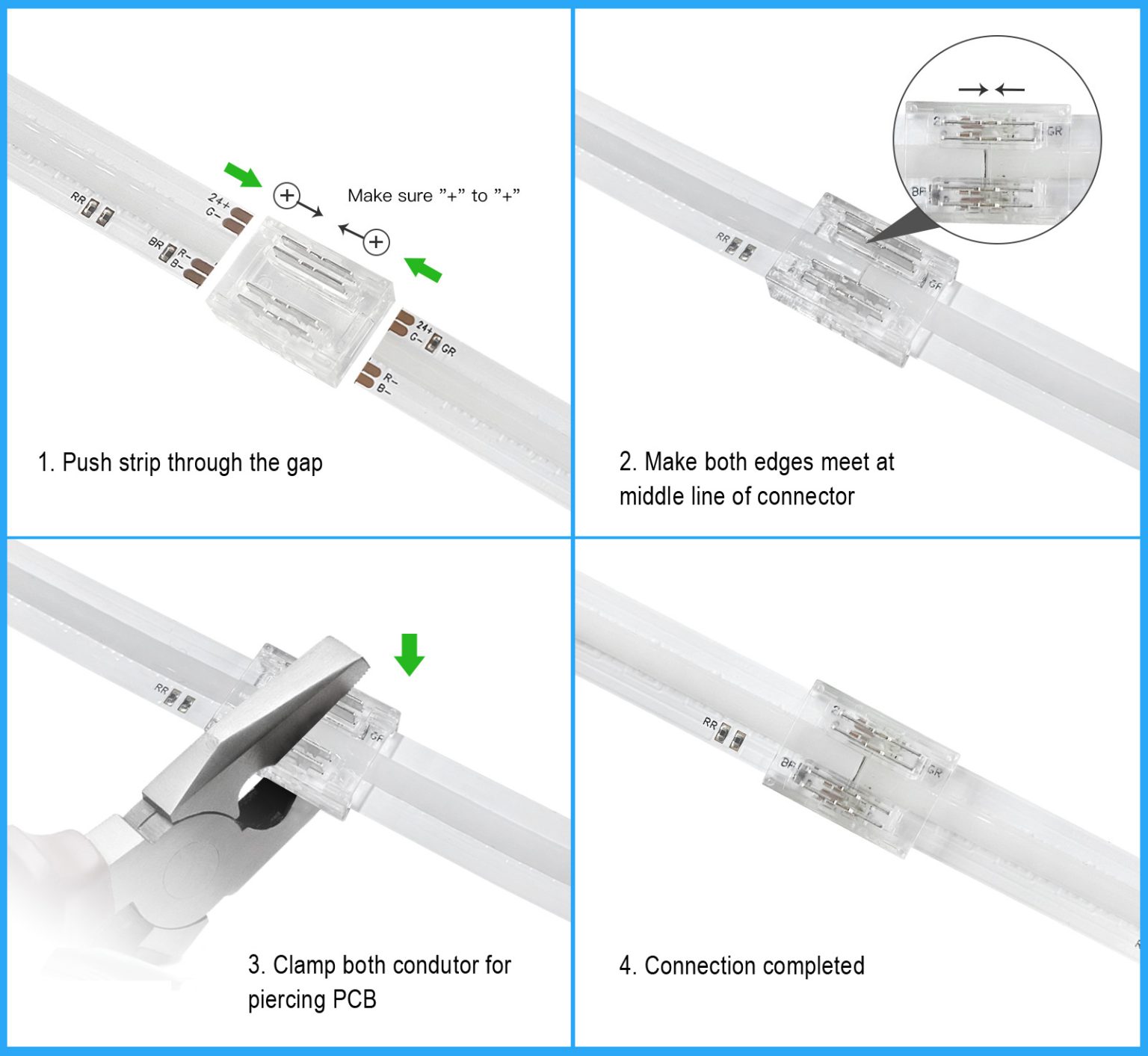 Quality Manufacturing Smd Strips Colour Change dimmable CCT Cob Led ...