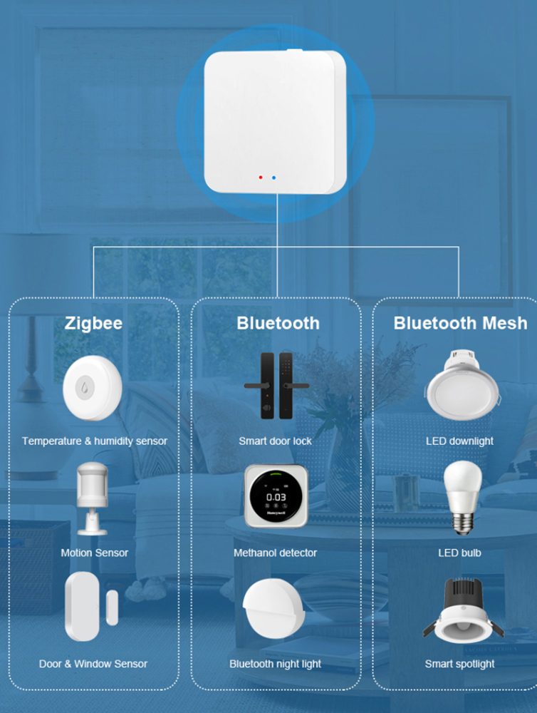 LM054 Bluetooth/Zigbee Smart Gateway - DERUN LED