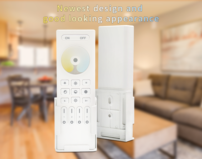 RC02RF 2.4GHz RF 4 Zone Dual White Remote Controller - DERUN LED