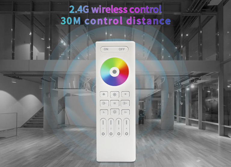 RC03RF 2.4GHz RF 4 Zone RGB/RGBW/RGBCCT Remote Controller - DERUN LED